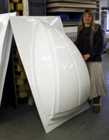 large vacuum formed dome – Bray Plastics