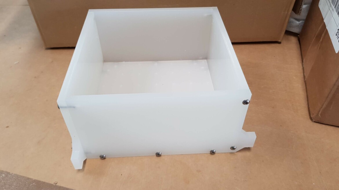 Bespoke Fabricated Polypropylene Box – Bray Plastics