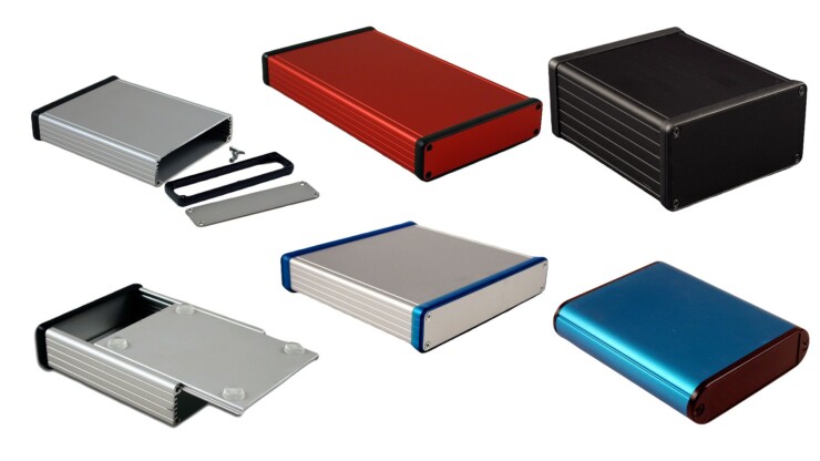 Box Clever extruded aluminium enclosures slider – Bray Plastics
